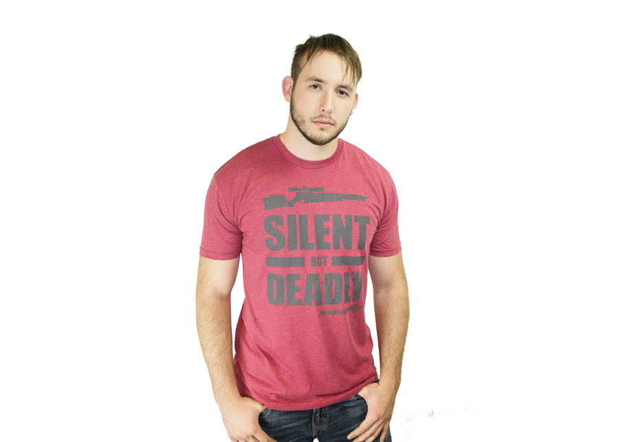 AGD Silent But Deadly Cardinal Red T-Shirt | Airgun Depot