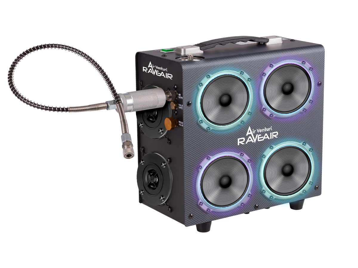 Air Venturi RaveAir Portable Compressor and Audio Station | Airgun Depot