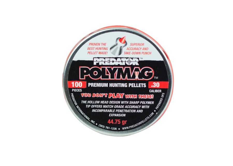 Predator Polymag .30 Cal, 44.75 gr - 100 ct | Airgun Depot
